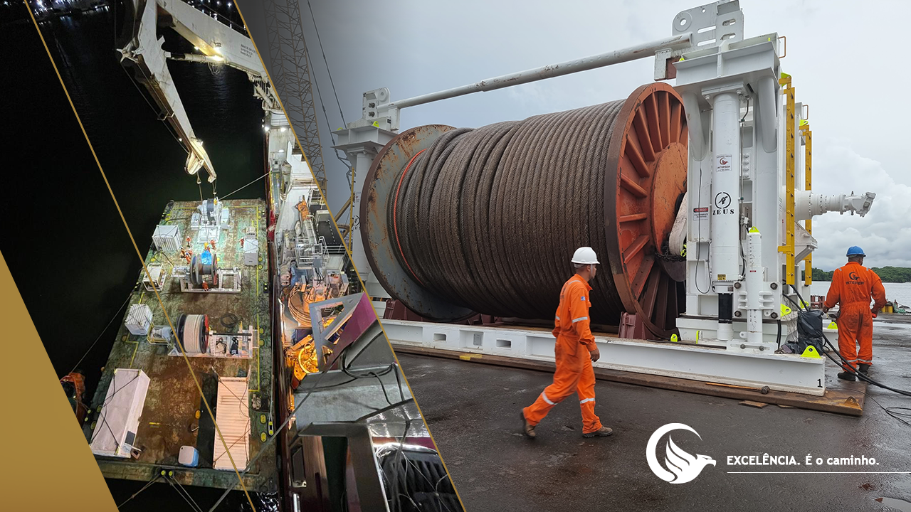Excelência em spooling e tensionamento em cabos de aço e umbilicais ...